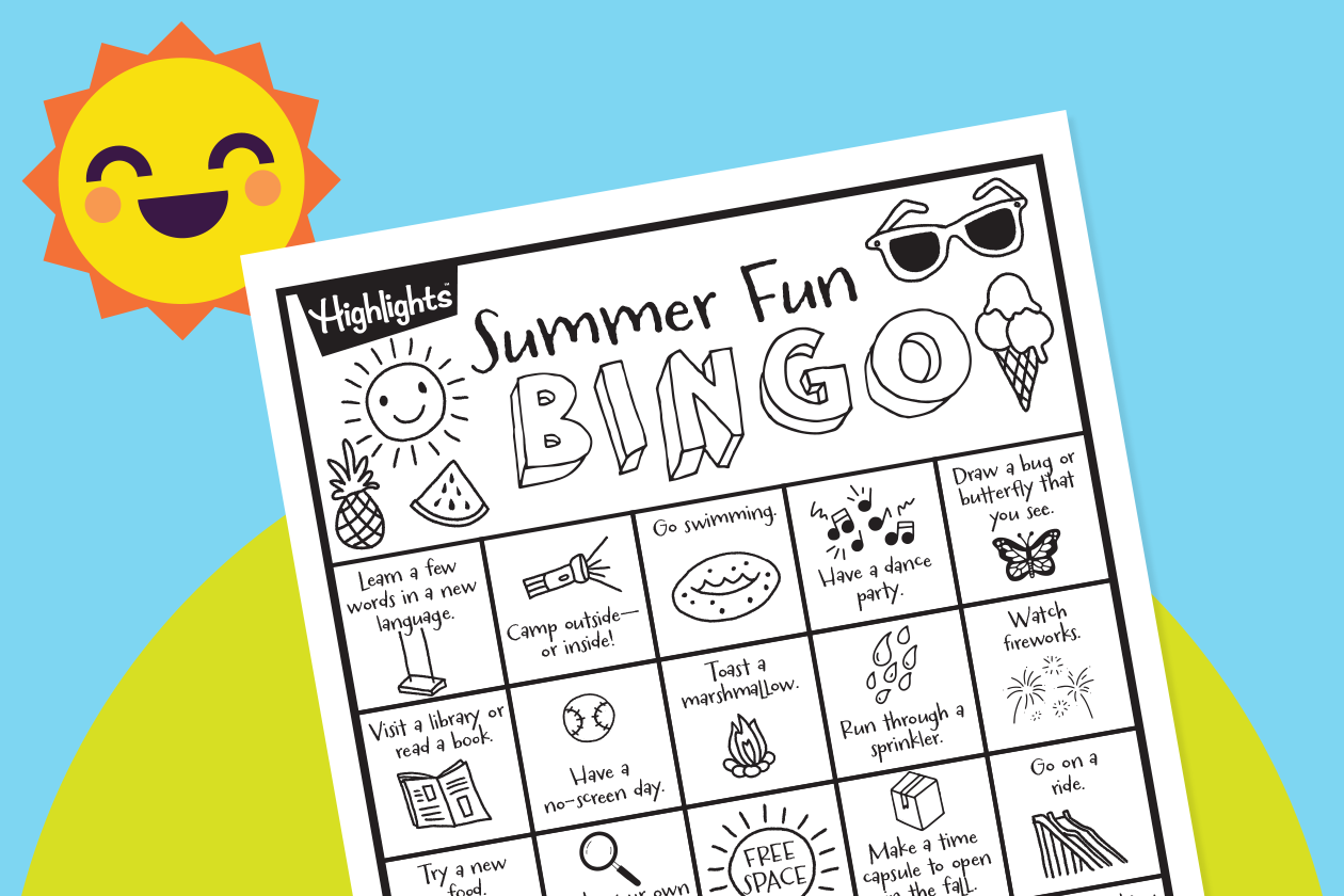 Summer Adventure Bingo Printable | Highlights for Children